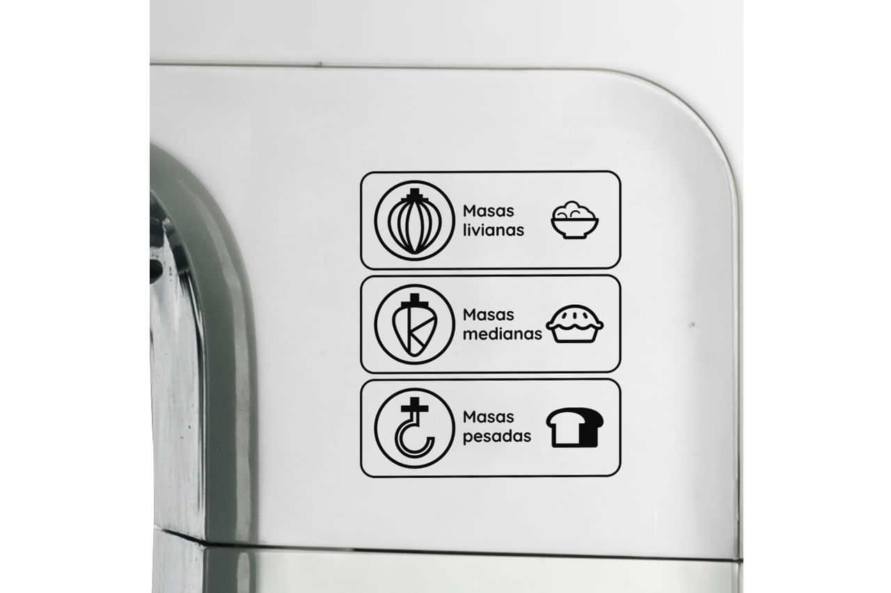 BATIDORA ART. KH800 C/BOWL - 4.5LTS BLANCO KEN BROWN - Pardo