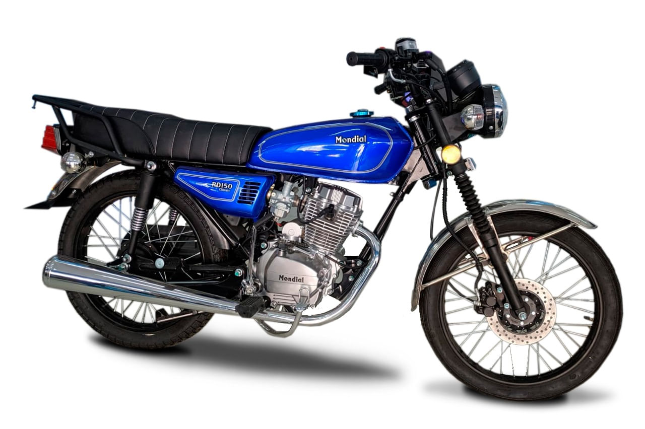Motocicleta Mod. Rd-150 Classic Mondial - Pardo