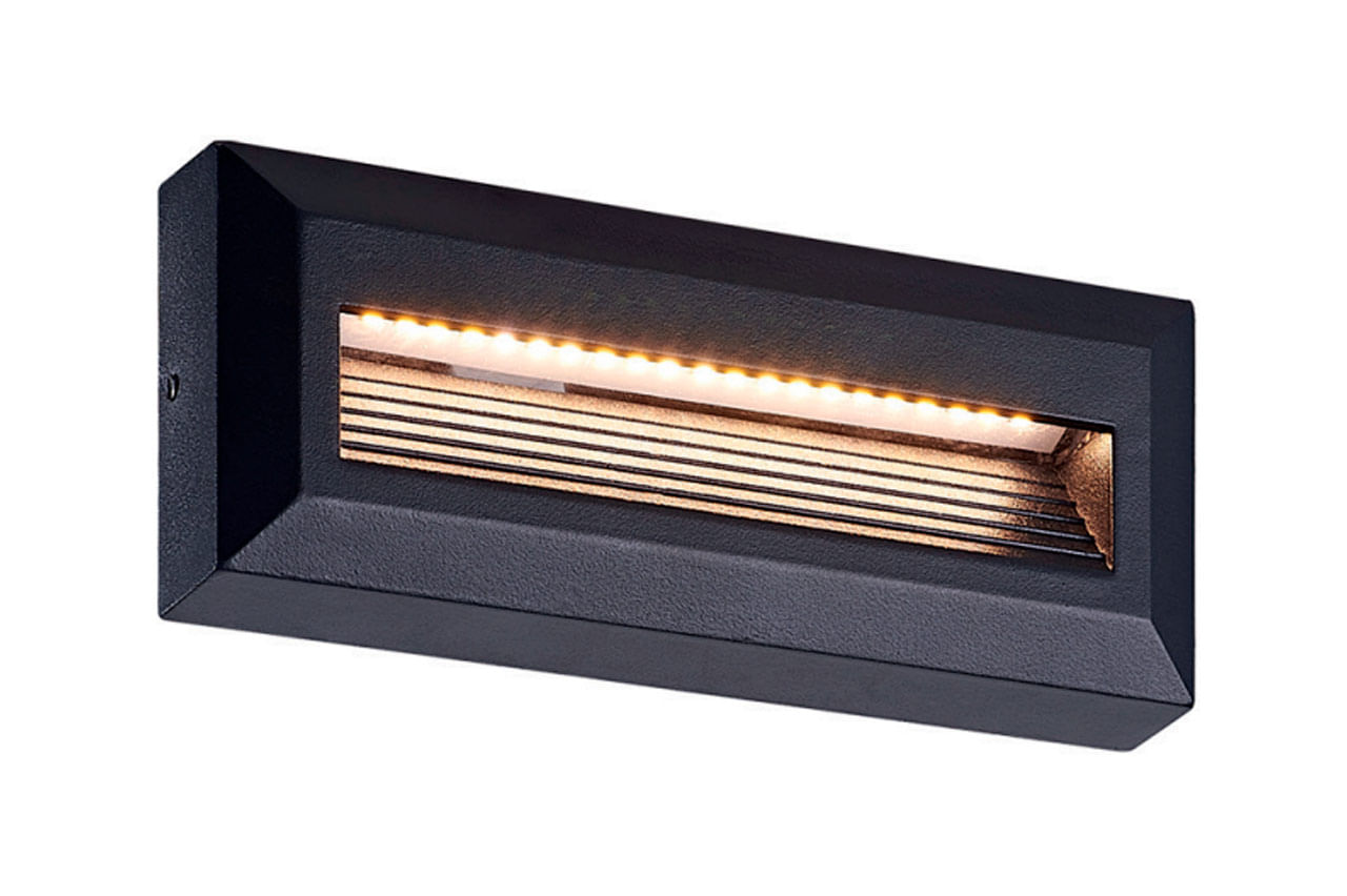 Aplique IVO LED 2W3000K Negro 41061NT3000K Artelum