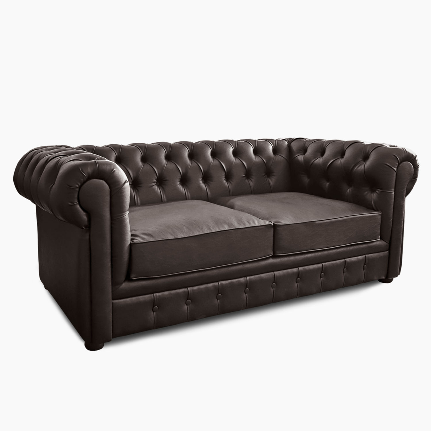 Sillón Chester 3 cuerpos Talampaya Chocolate - Pardo