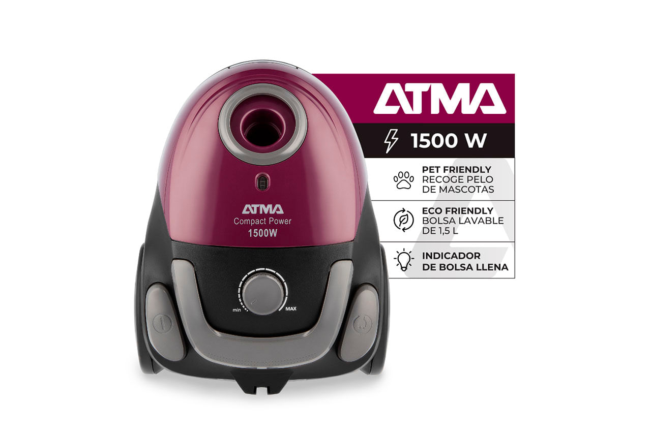 Aspiradora Atma 1500W AS8933PI - Pardo