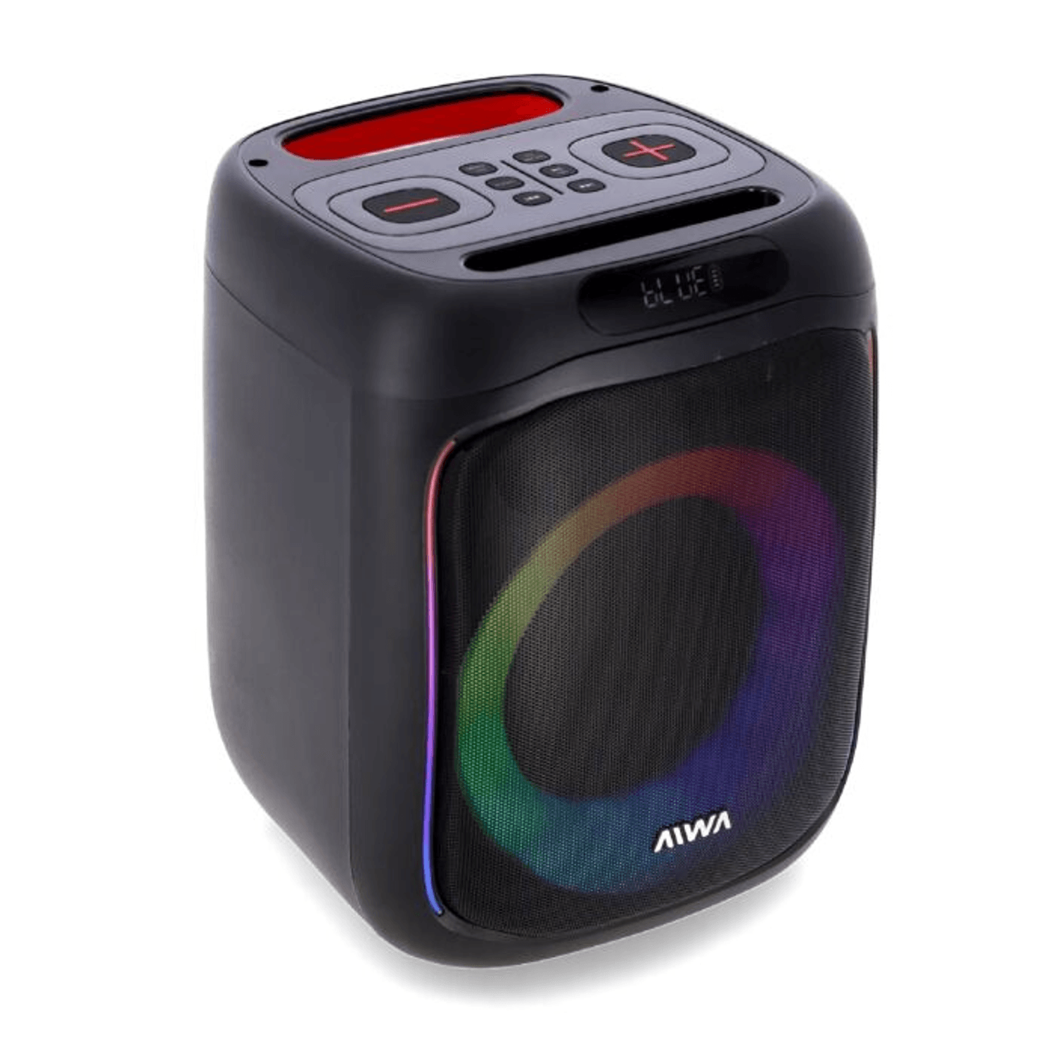 Parlante Aiwa AW-P2016A Luces RGB 5000W PMPO Negro - Pardo