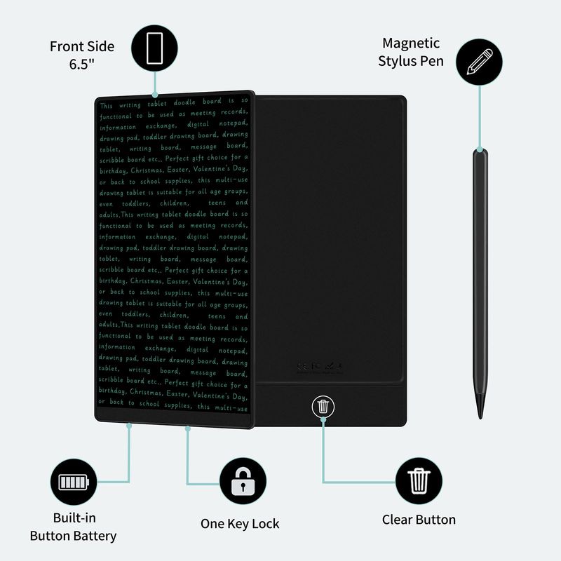 INFORMÁTICA TABLETS Tableta de escritura LCD para adultos: Mini tablero ...