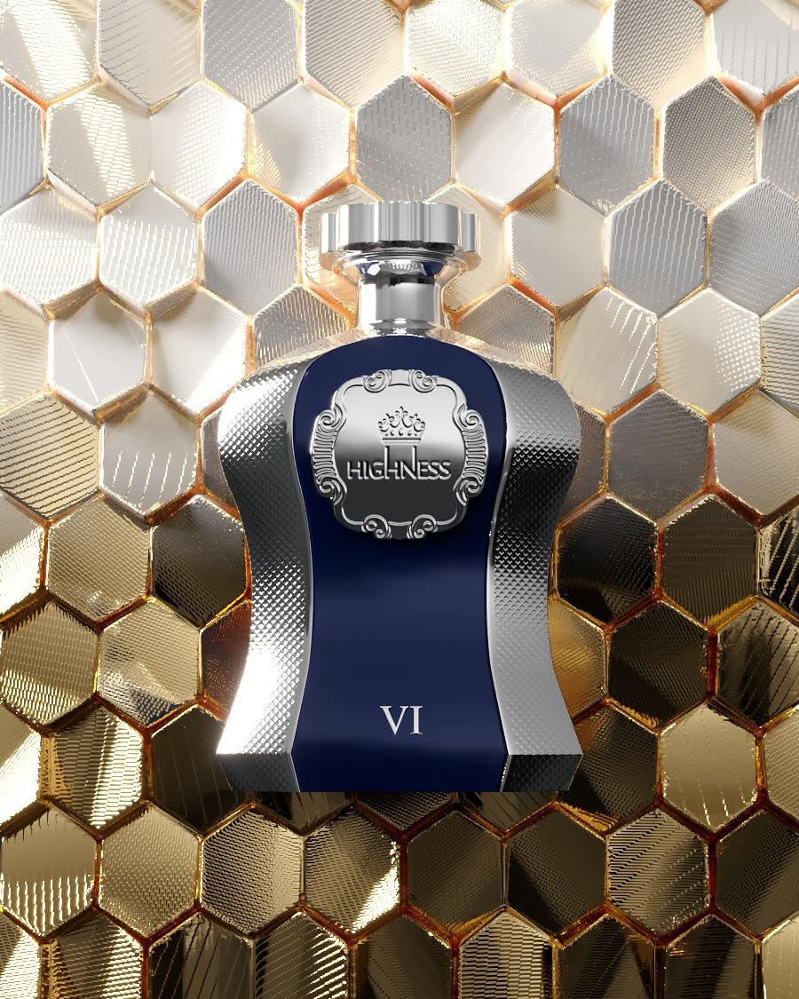 Afnan Highness Blue Luxury Unisex Eau De Parfum, 3.4 onzas líquidas